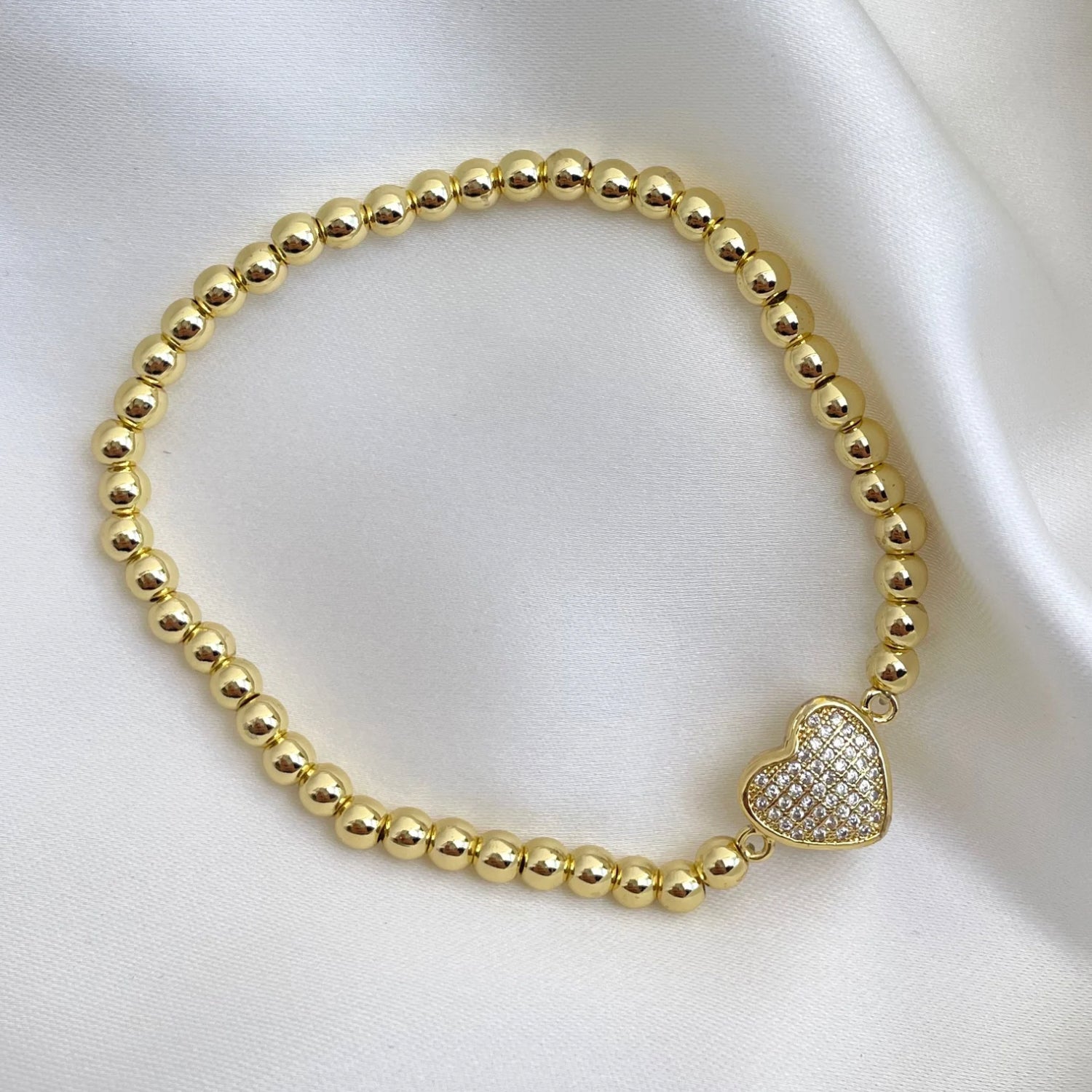 Taylor | Pulsera con dije corazón dorado – Karsen Stil